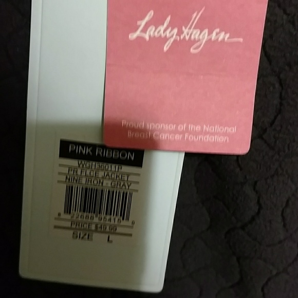 Lady Hagen | Tops | Lady Hagen Pink Ribbon Jacket | Poshmark